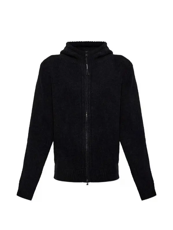 Moncler Hooded Zip-up Cardigan