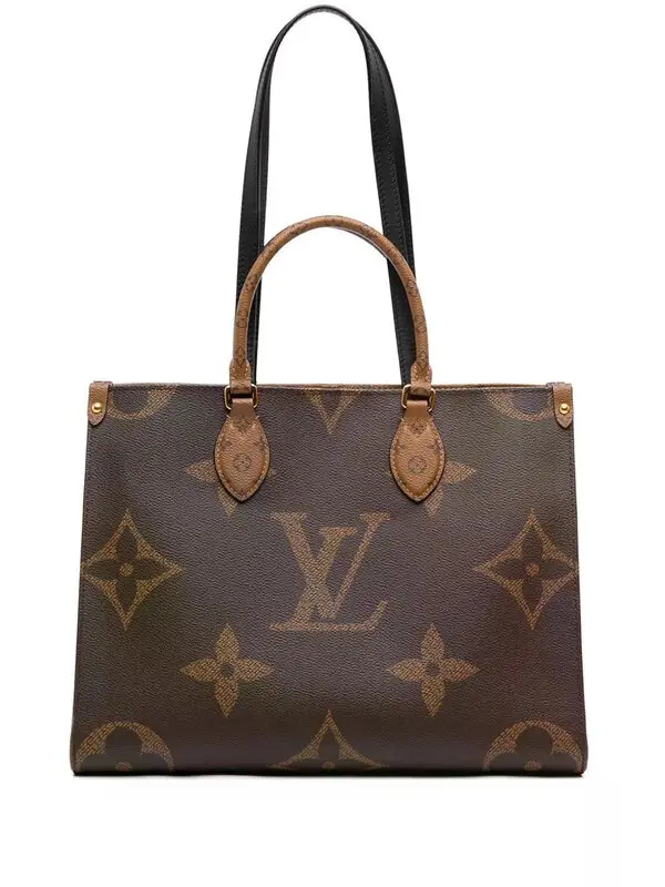 LOUIS VUITTON 2020 Monogram Reverse Giant Onthego Mm Satchel