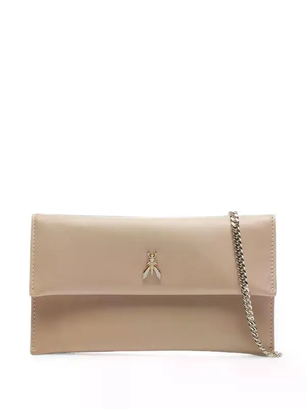 Patrizia Pepe Fly Logo-plaque Clutch Bag