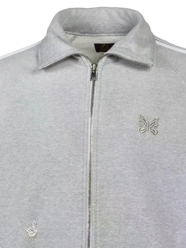 Needles Damaged Cotton-jersey Track Jacket