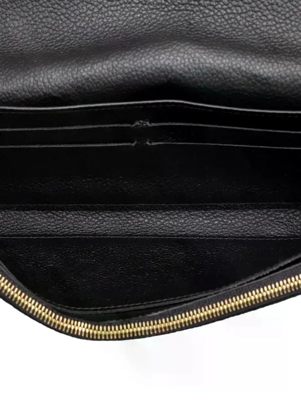 LOUIS VUITTON 2021-2026 Bicolor Monogram Empreinte Giant Emilie Wallet Long Wallets