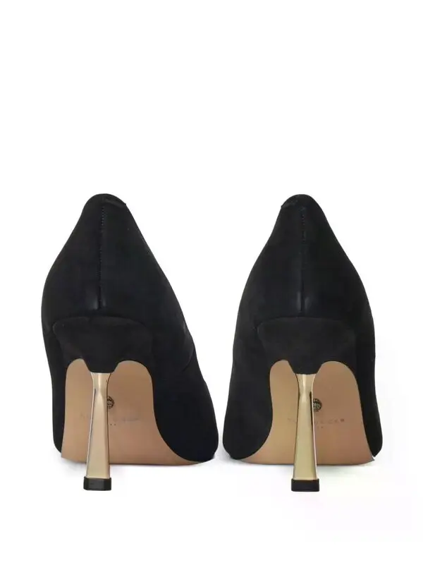 Kurt Geiger Pointed-toe Suede Pumps - Black