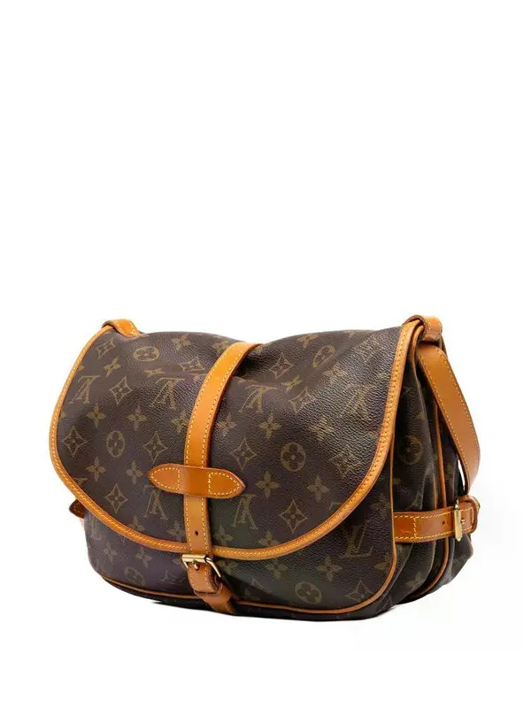 LOUIS VUITTON 1993 Monogram Saumur 30 Crossbody Bag
