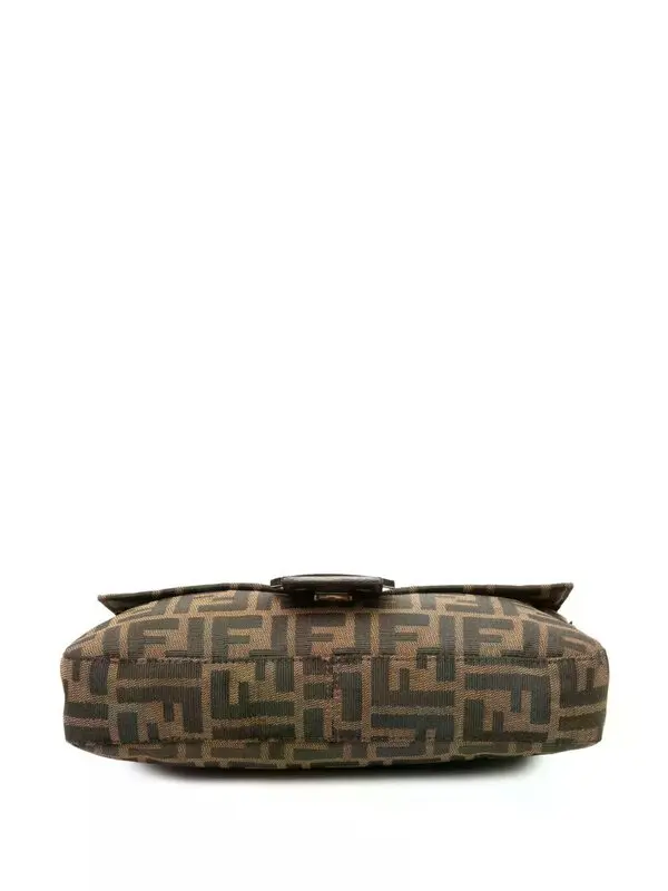 Fendi 20th Century Zucca Canvas Baguette Shoulder Bag