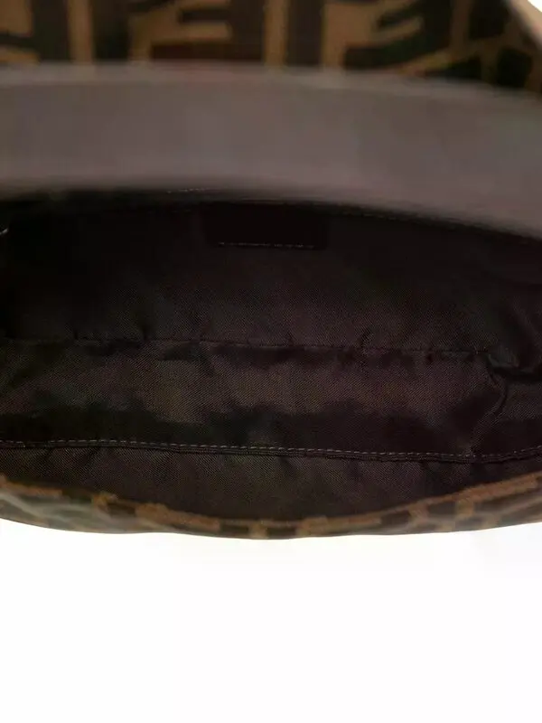Fendi 20th Century Zucca Canvas Baguette Shoulder Bag