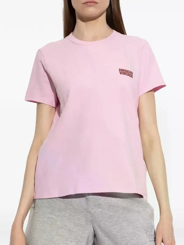 American Vintage Logo-print T-shirt