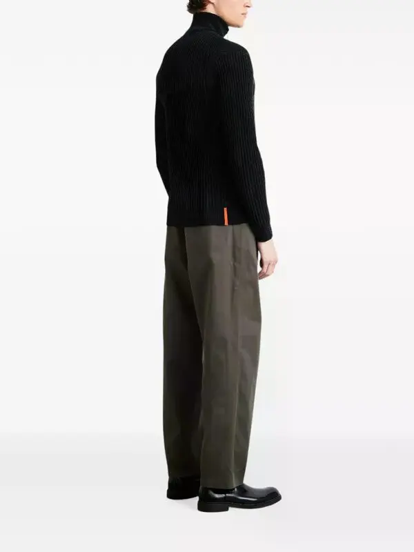 RRD Ribbed-knit Zip-up Sweater