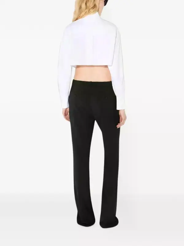 Elisabetta Franchi Lightweight Crêpe Fabric Trousers