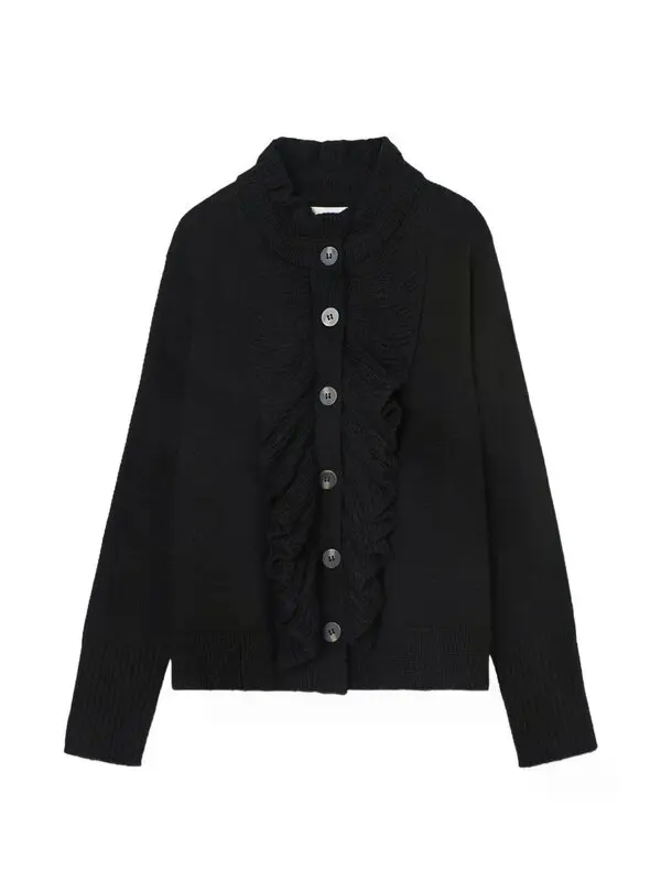 PSOPHIA Ruffled Button-up Coat