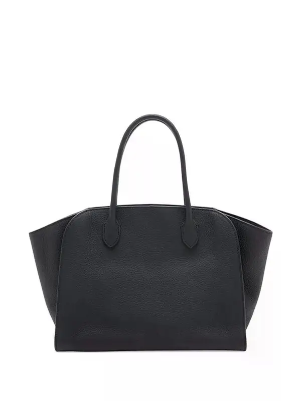 THE ROW 2000-2026 Leather Marlo 12 Tote Bag - Black