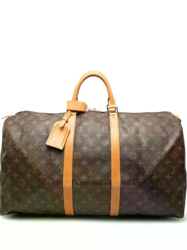 LOUIS VUITTON 1995 Monogram Keepall 55 Travel Bag