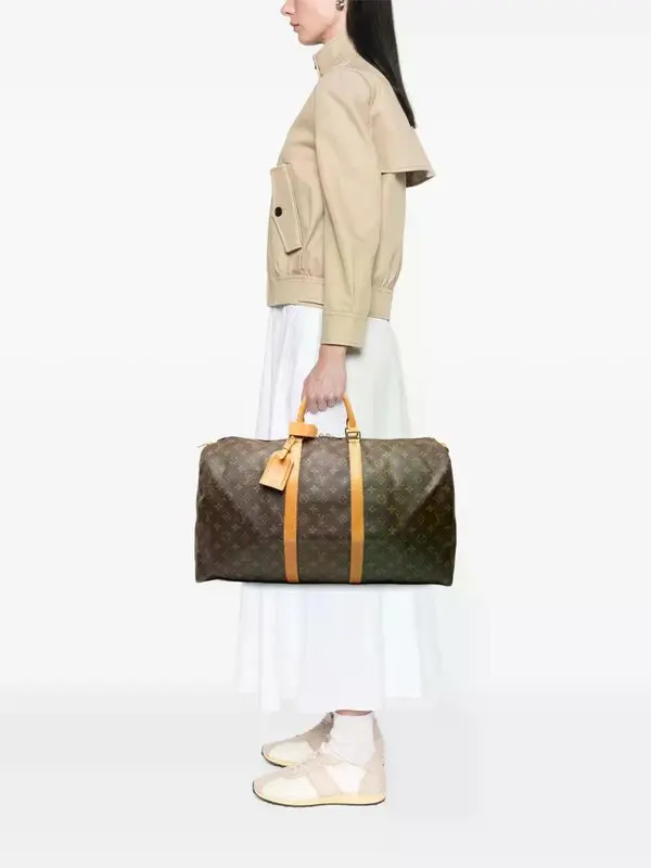 LOUIS VUITTON 1995 Monogram Keepall 55 Travel Bag