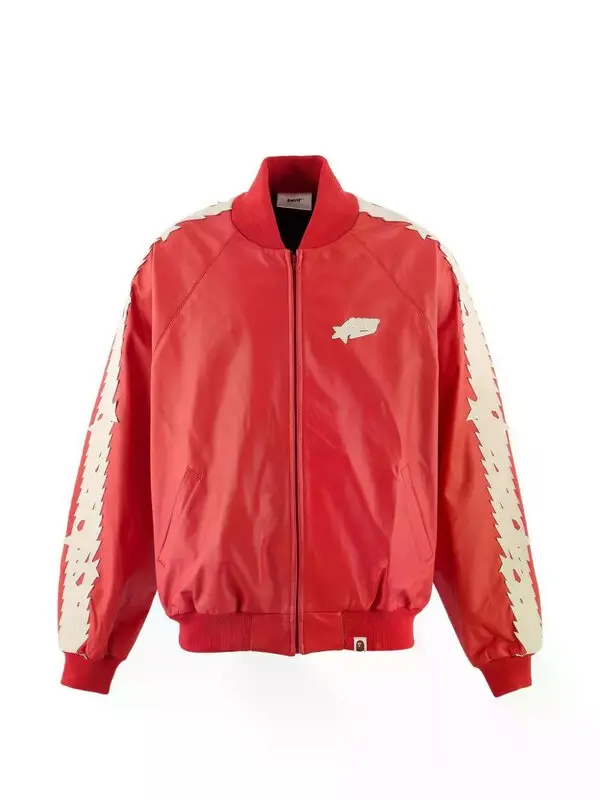 SAINT MXXXXXX X Bape Logo-patch Bomber Jacket