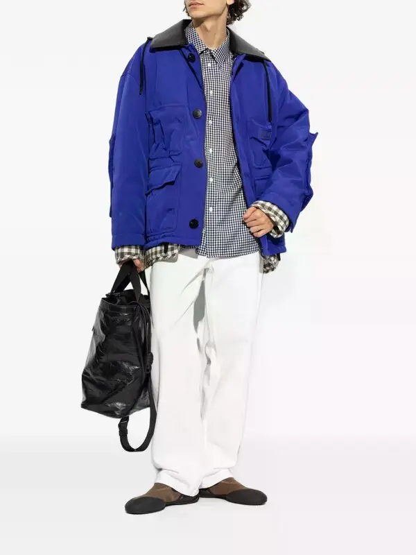 Loewe Anagram-embroidered Gingham-check Shirt