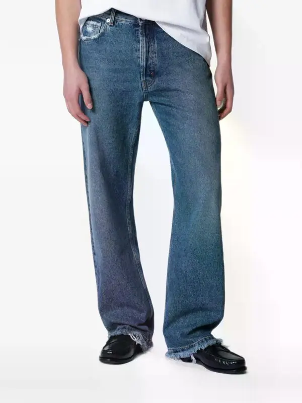 Séfr Frayed-cut Regular Jeans