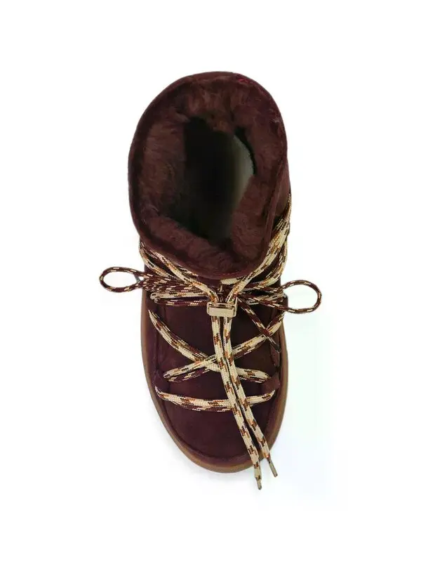 Inuikii Suede Double Tie Snow Boots