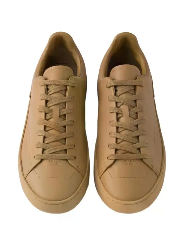 Prada Court Leather Sneakers