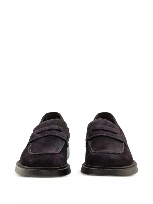 DOUCAL'S Suede Penny Loafers