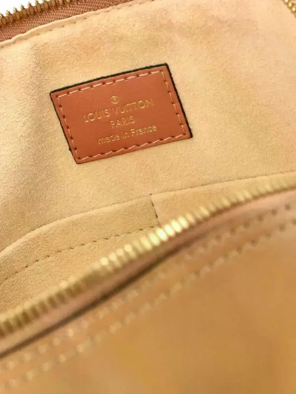 LOUIS VUITTON Tuileries Handbag Monogram Canvas With Leather Satchel - Neutrals