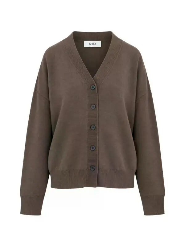 JUCCA V-neck Button-up Cardigan
