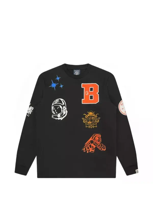 BILLIONAIRE BOYS CLUB Logo-print Long-sleeve T-shirt - Black