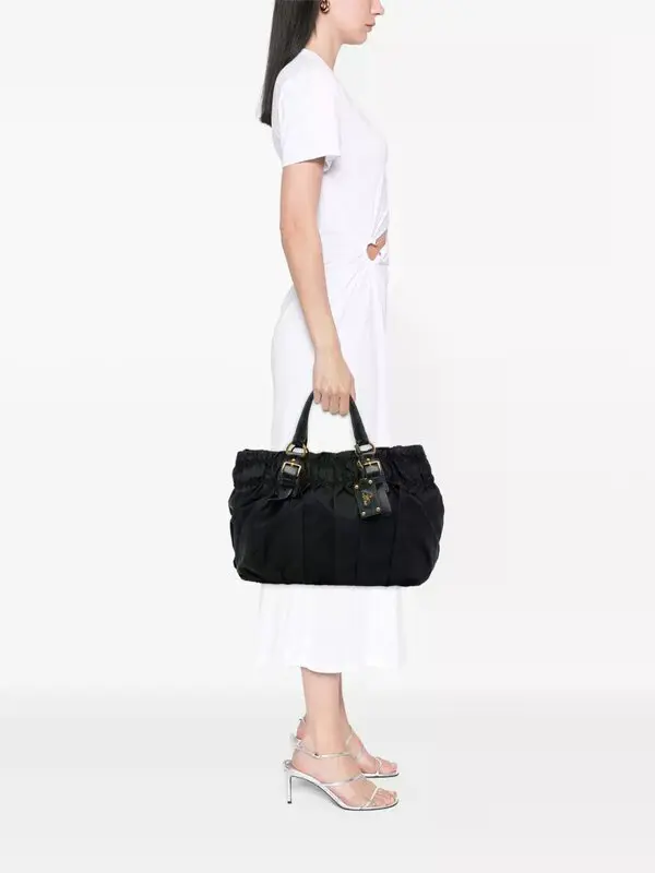 Prada 2010-2026 Tessuto Gaufre Tote Bag