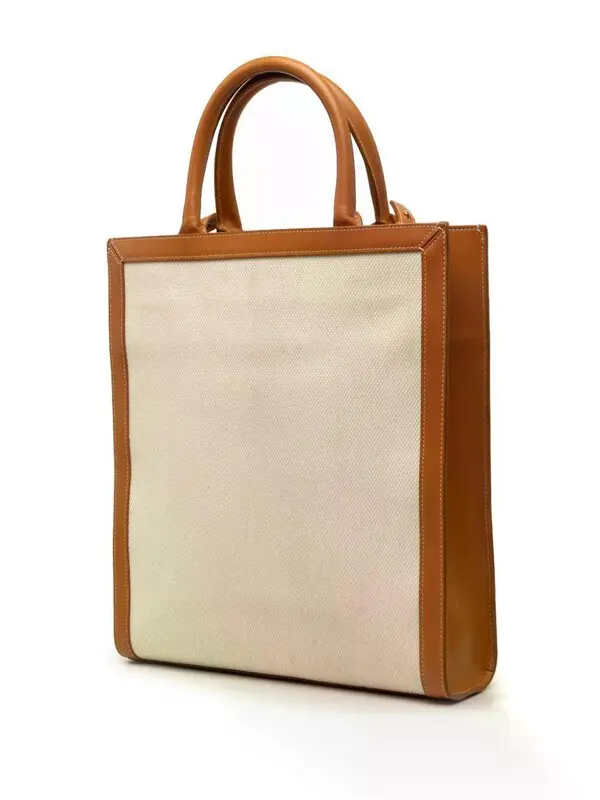 Celine 2021 Small Canvas Vertical Cabas Satchel