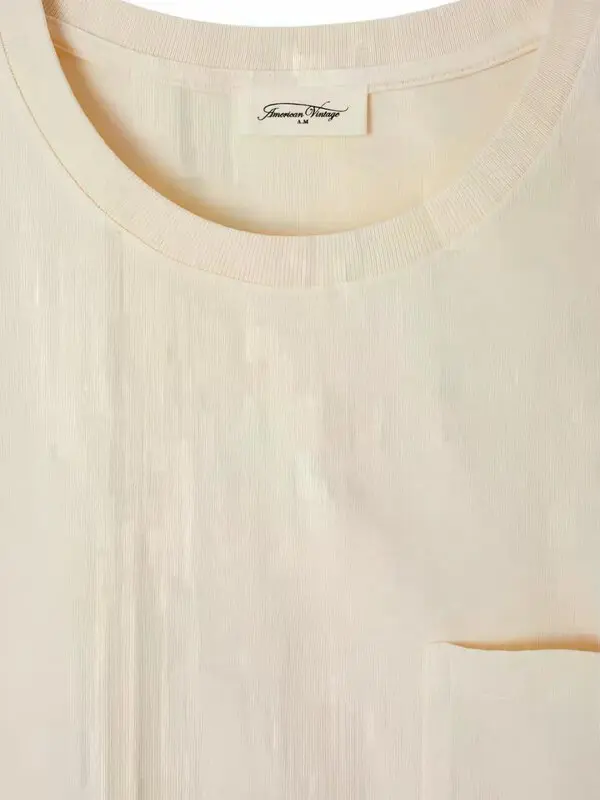 American Vintage Chest-pocket Cotton T-shirt