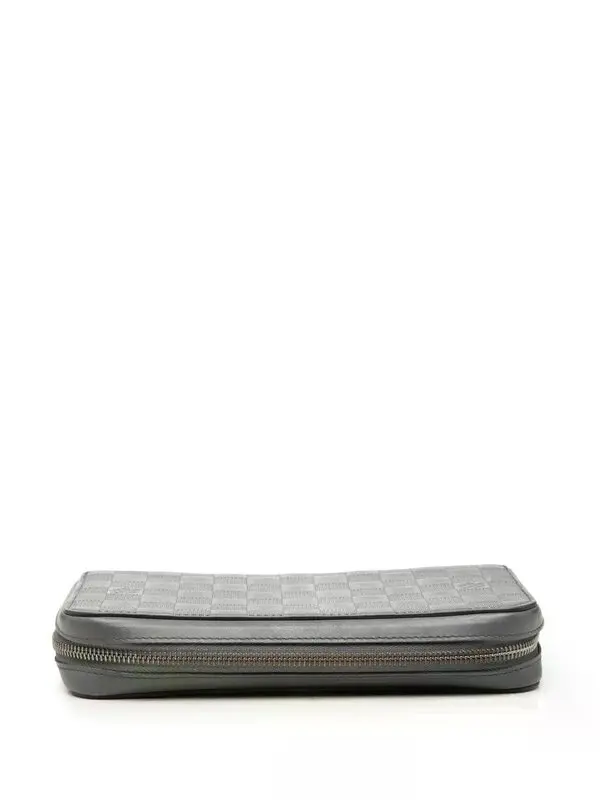 LOUIS VUITTON 2017 Damier Infini Zippy Wallet Xl Long Wallets