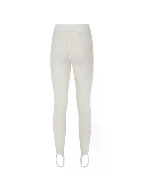 HERSKIND Lace-pattern Stirrup Trousers