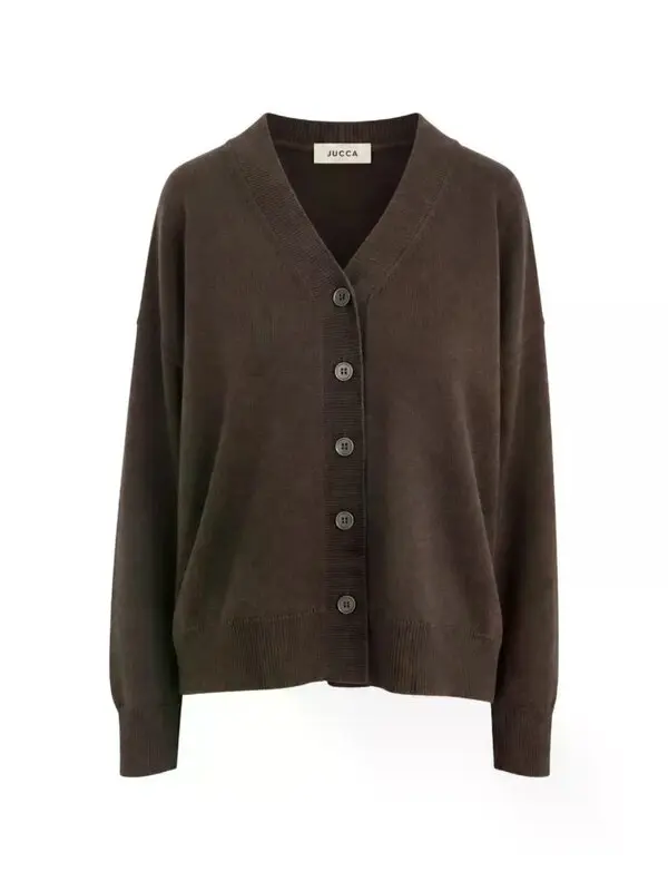 JUCCA V-neck Button-up Cardigan