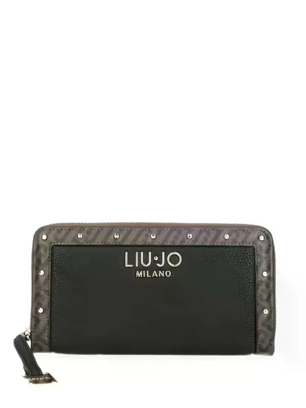Liu Jo Monogram-print Studded Wallet