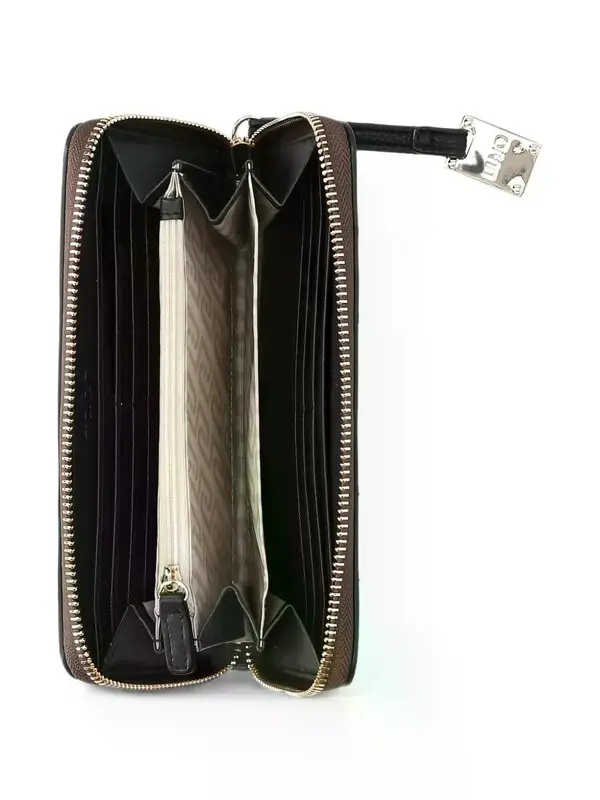 Liu Jo Monogram-print Studded Wallet