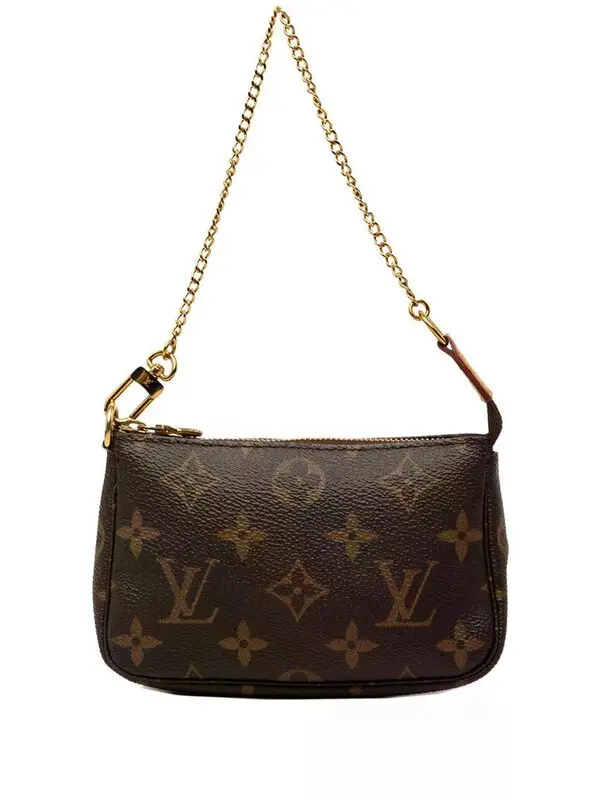 LOUIS VUITTON 2016 Monogram Mini Pochette Accessoires Handbag