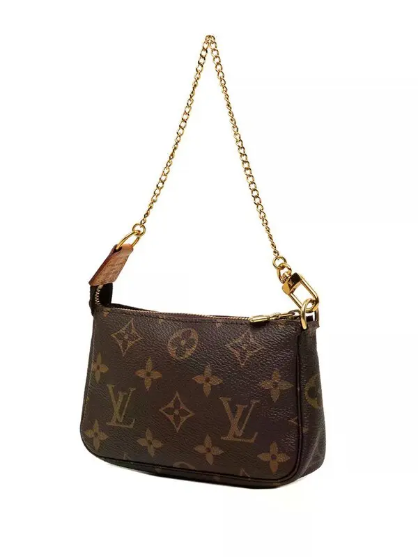 LOUIS VUITTON 2016 Monogram Mini Pochette Accessoires Handbag