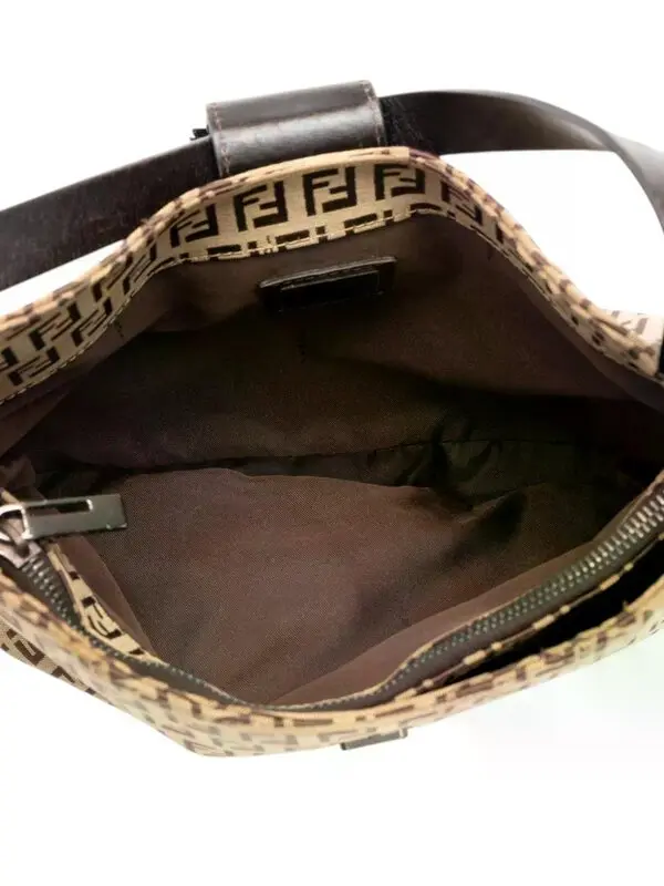 Fendi 2000-2010 Zucchino Canvas Shoulder Bag