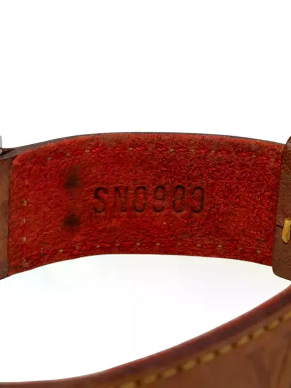 LOUIS VUITTON 1999 Vachetta Monogram Wish Bracelet Costume Bracelet