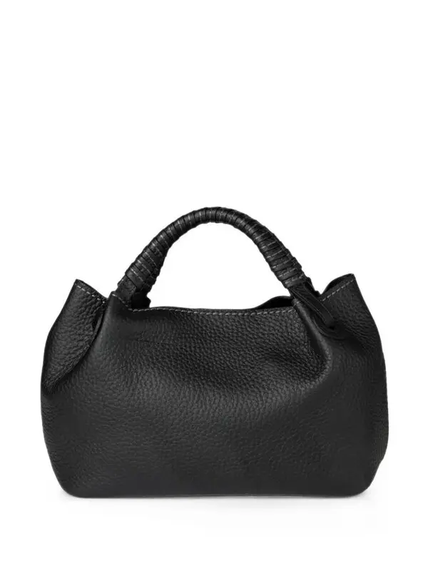 VISONA` Mia Grained Leather Tote Bag
