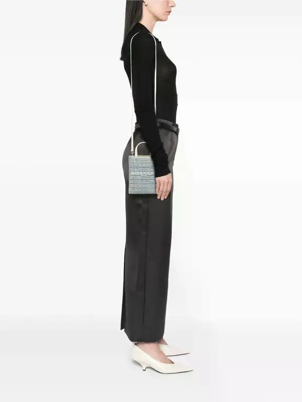 Givenchy 2022 Mini Denim Vertical G Tote Satchel
