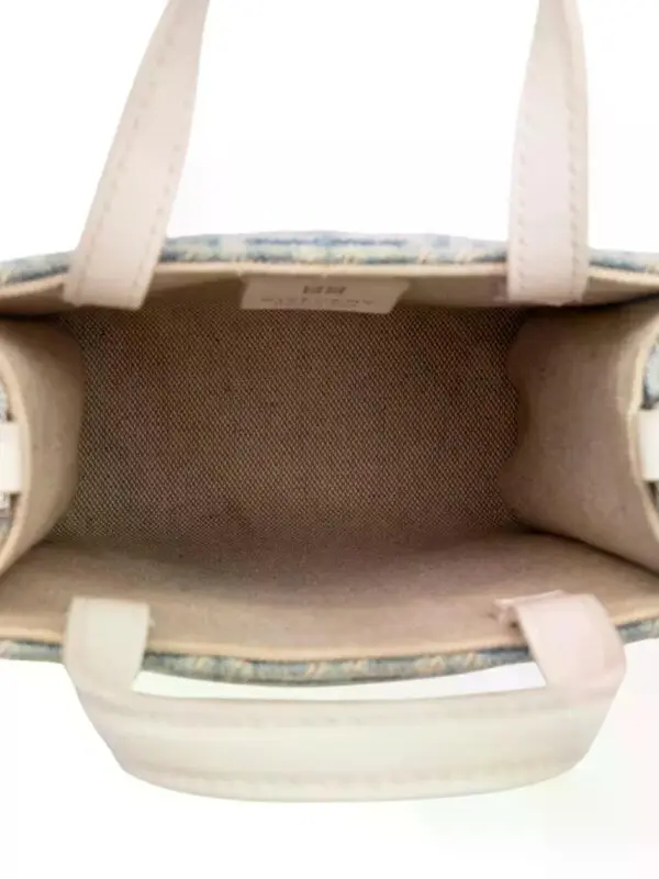Givenchy 2022 Mini Denim Vertical G Tote Satchel
