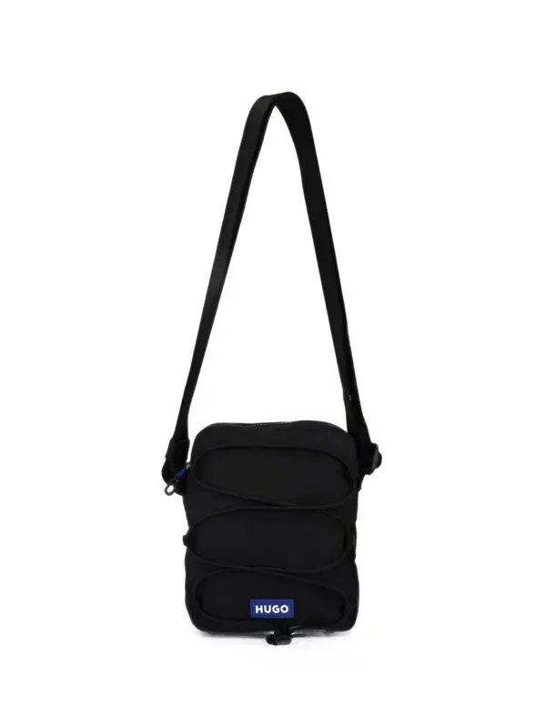 Hugo Bungee-cord Logo-patch Messenger Bag