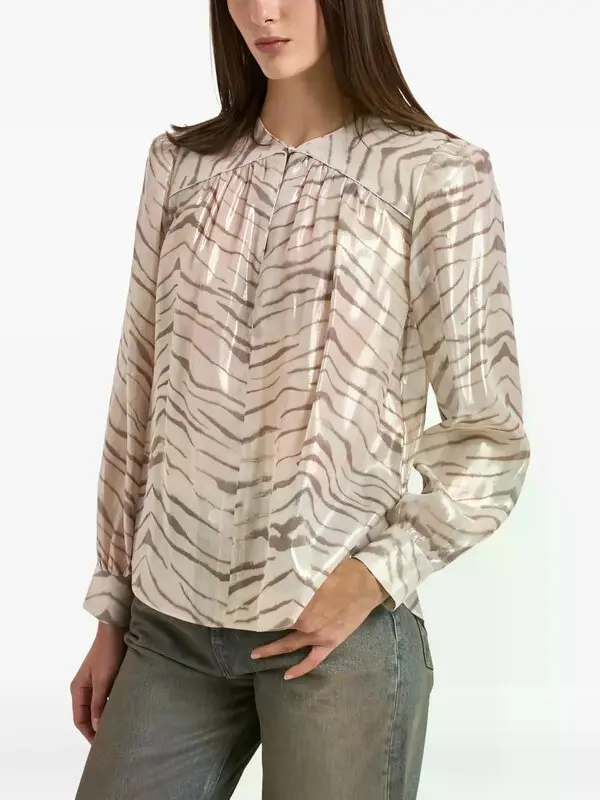 Isabel Marant Étoile Farali Silk Blouse - Neutrals