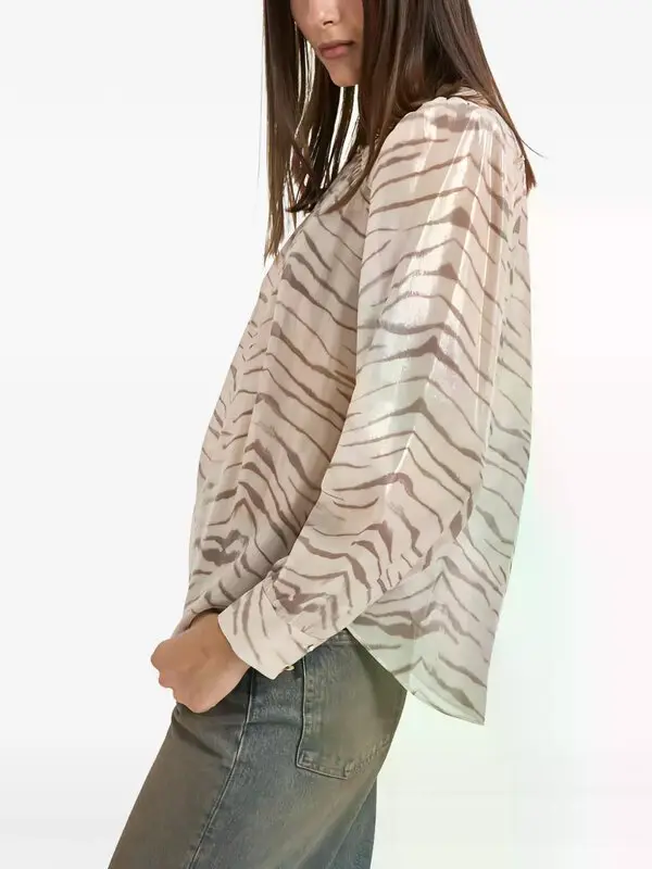 Isabel Marant Étoile Farali Silk Blouse - Neutrals
