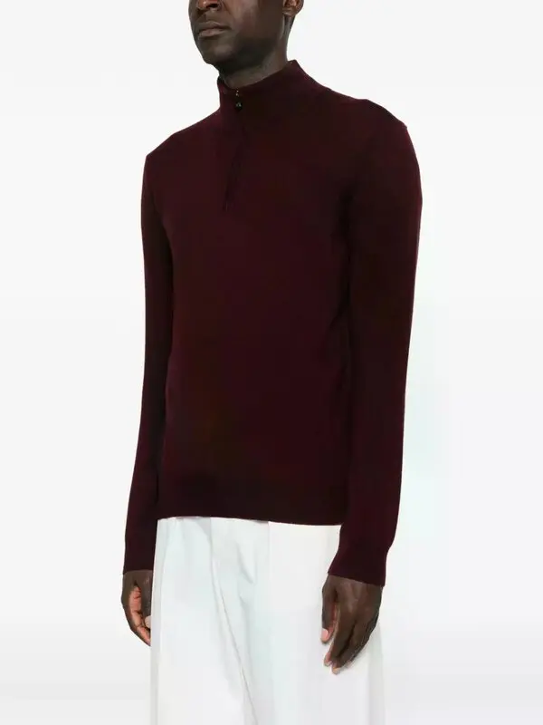 Corneliani Quarter-zip Knitted Sweater