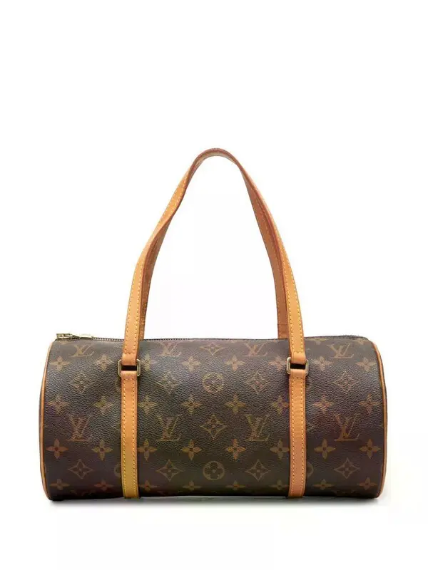 LOUIS VUITTON 2003 Monogram Papillon 30 Handbag - Brown