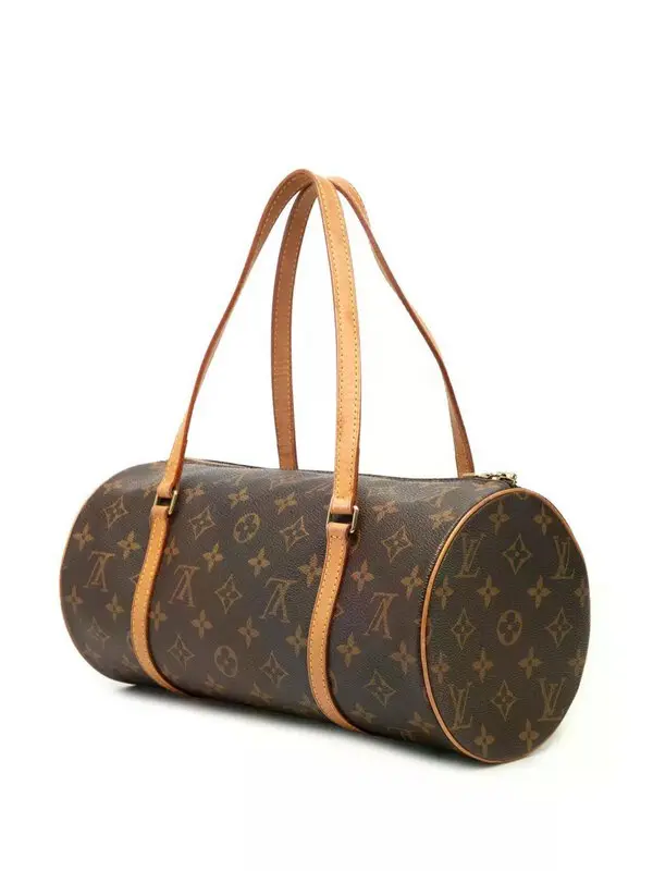 LOUIS VUITTON 2003 Monogram Papillon 30 Handbag - Brown