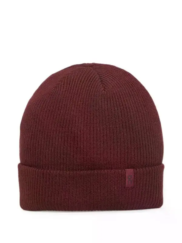 On Ribbed-knit Wool Beanie Hat