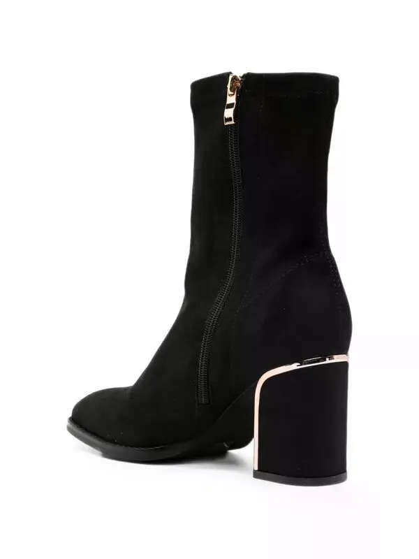 ALMA EN PENA Metallic-trimmed Ankle Boots