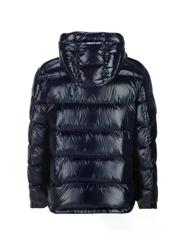 Herno Quilted Hooded Down Jacket - Blue