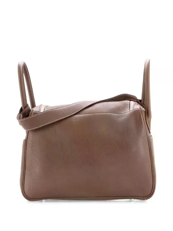 Hermès Lindy Bag Clemence 30 Shoulder Bag - Grey